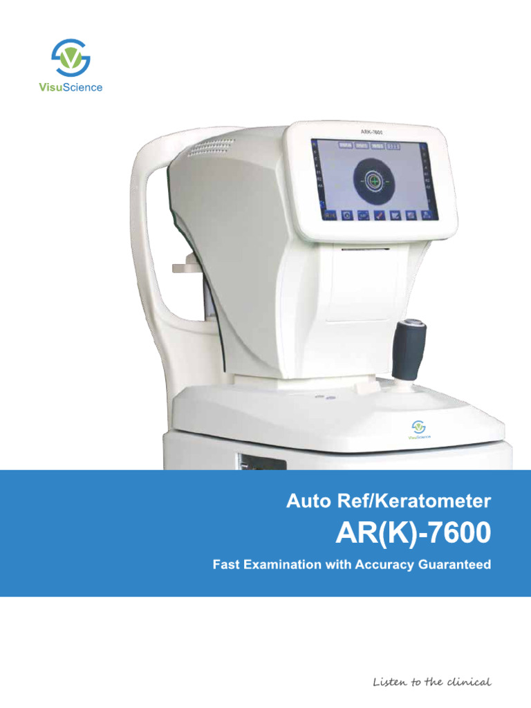 Auto Ref - Keratometer ARK7600 - AR7600 | PDF