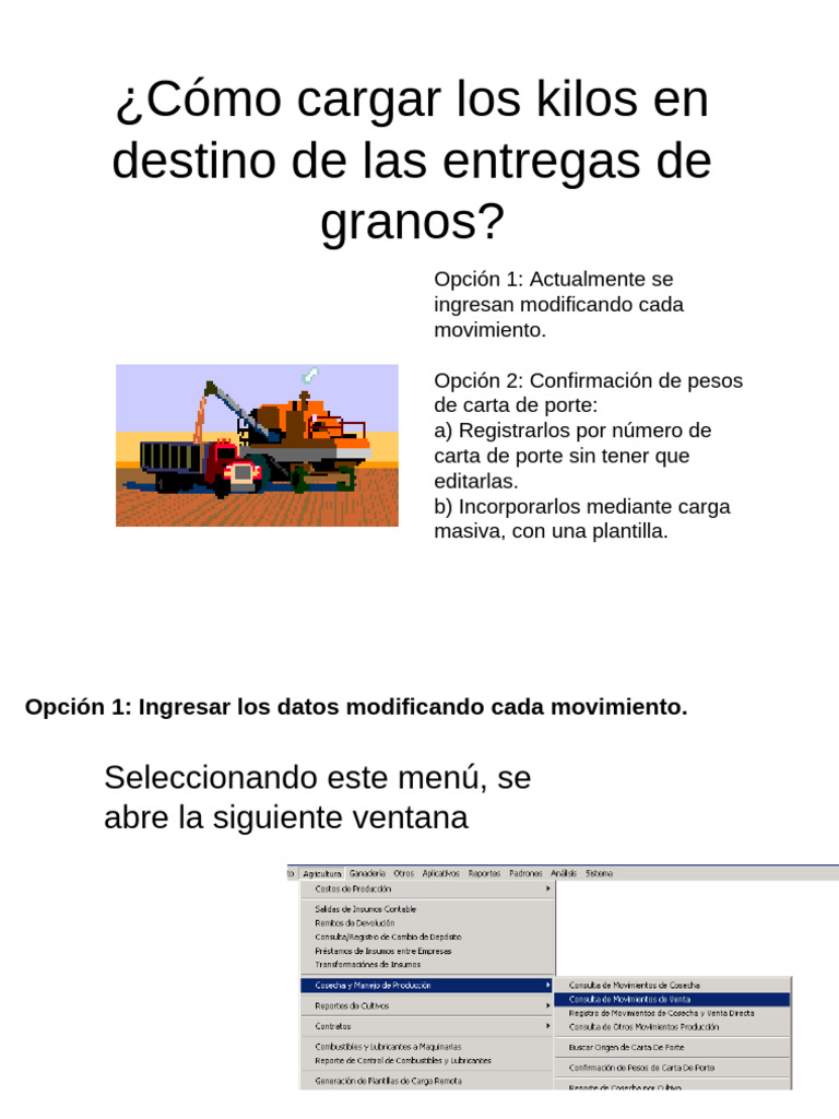 7 K - Cargar Kilos en Destino | PDF | Archivo de computadora | Informática