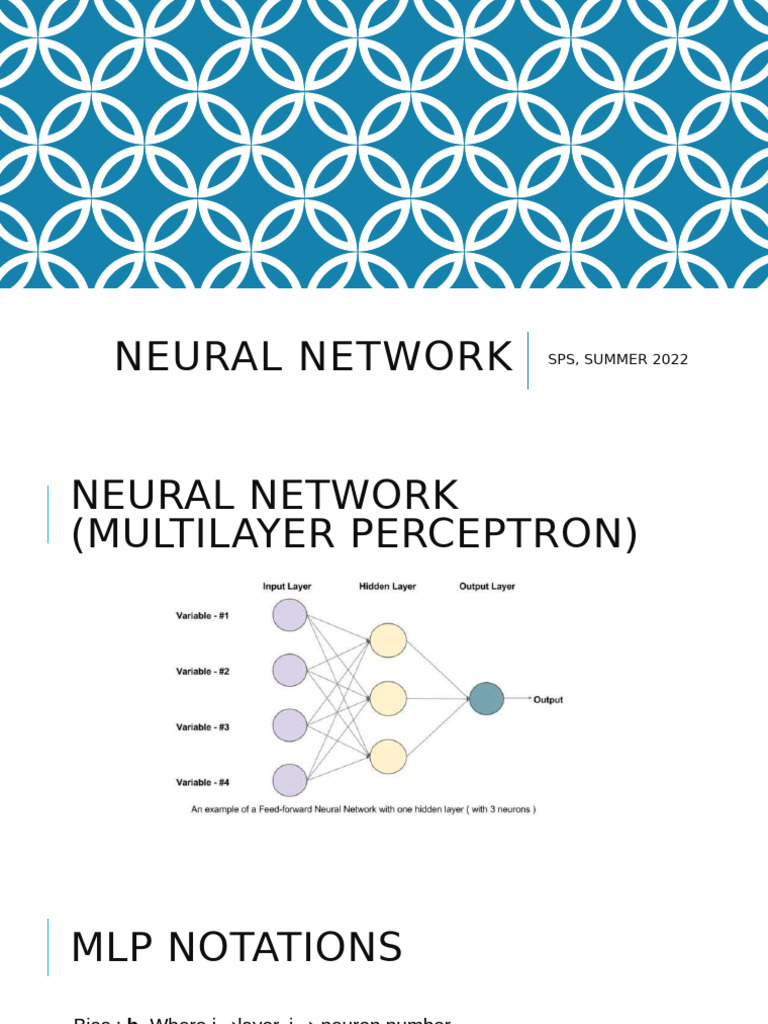 Backpropagation Neural Network | PDF