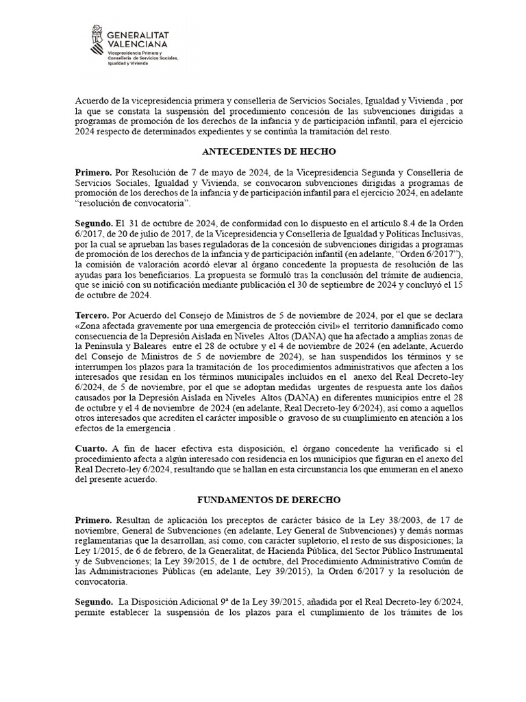 Acurdo Continuación Procedimiento IAPPI 2024 - Firmado | PDF | Gobierno ...