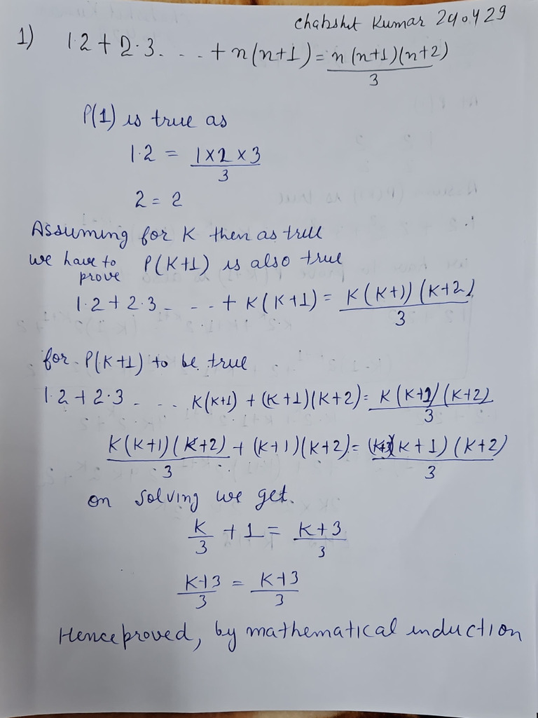 Chakshit Discrete Assignment 1 | PDF
