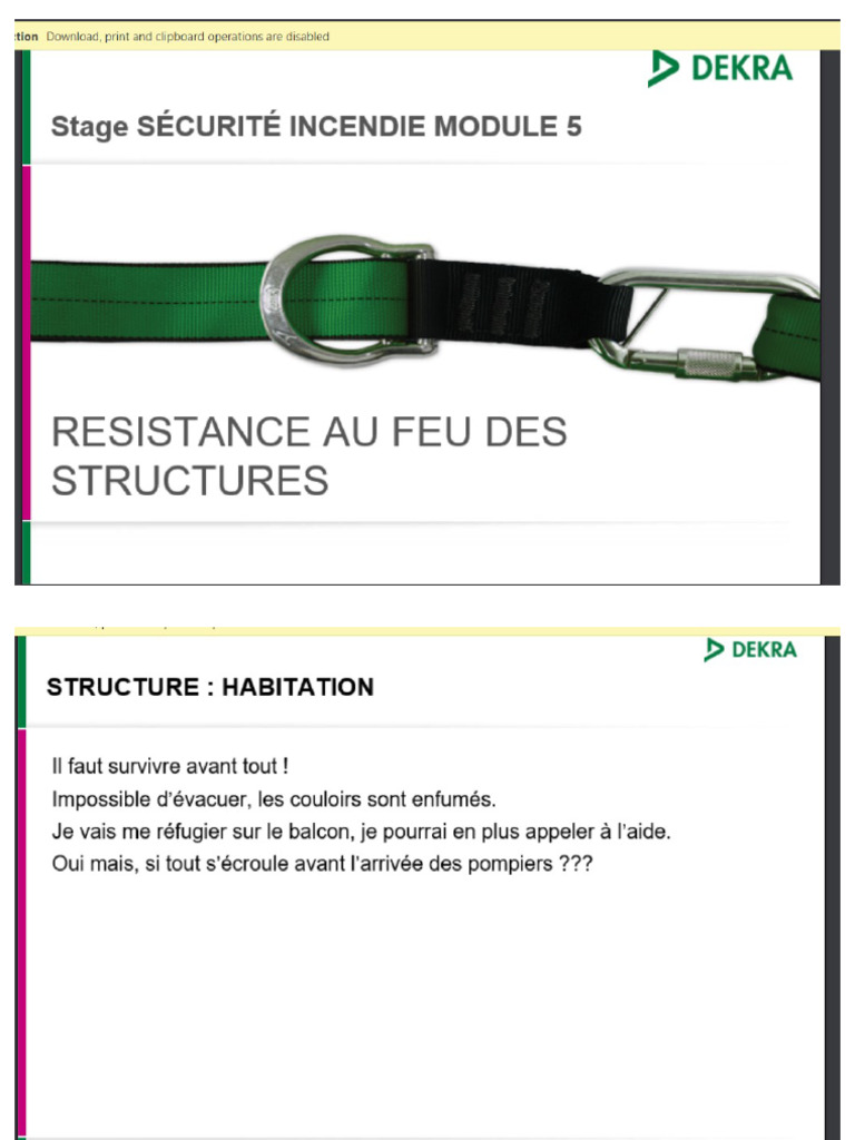 Module 5 - Résistance Au Feu Des Structures | PDF