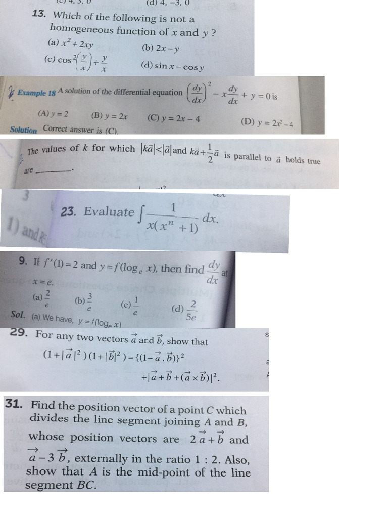 Math Good Questions | PDF