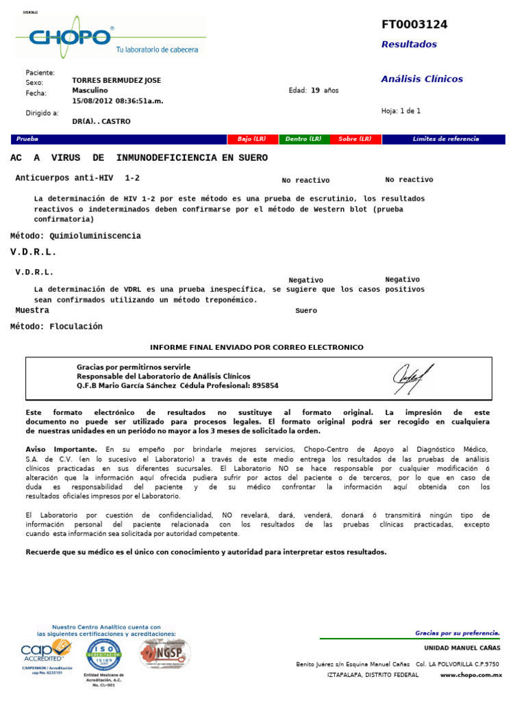 Prueva Chopo | PDF | Medicina