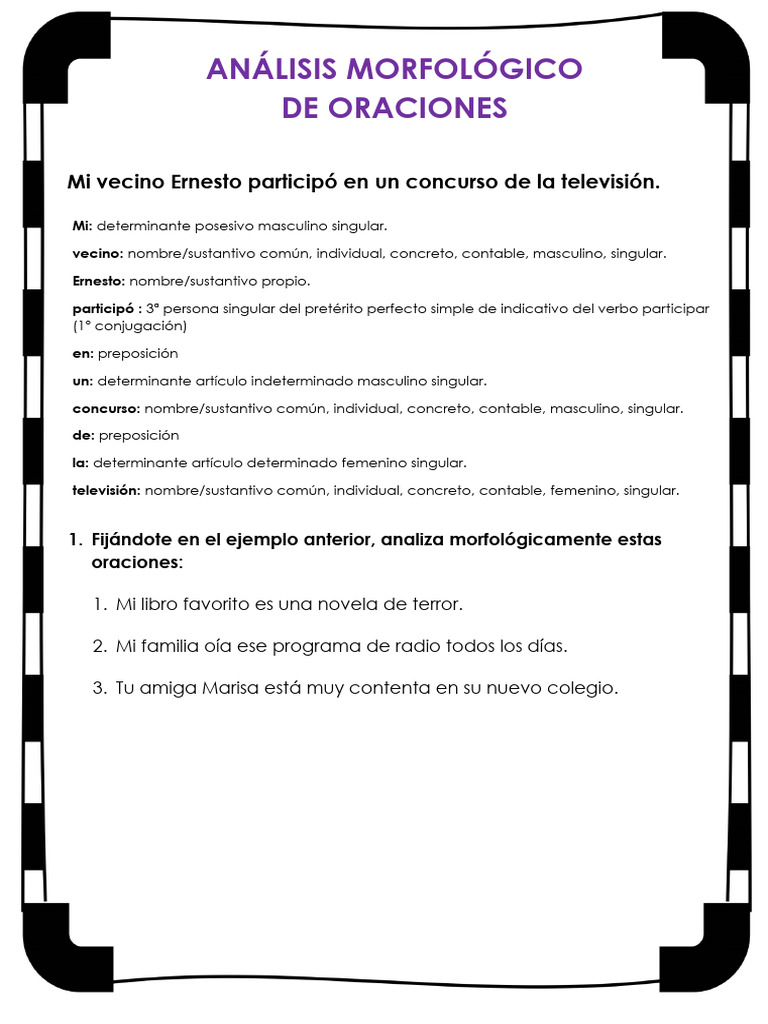 Análisis Morfológico | PDF