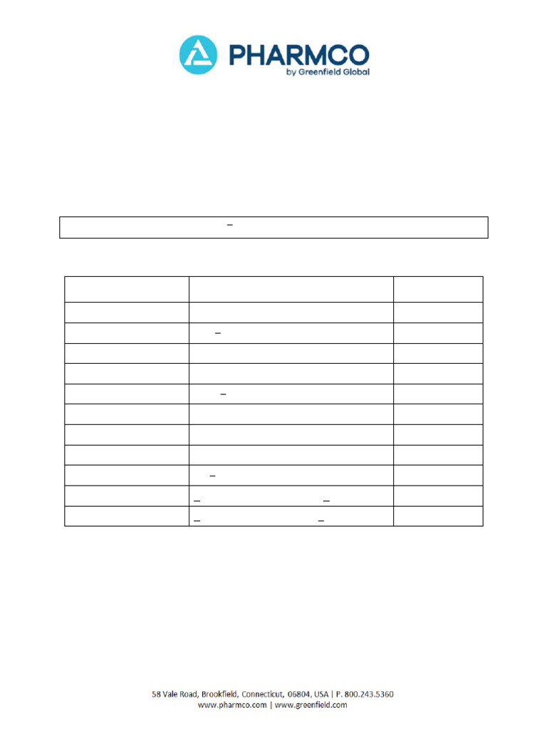 Spec Sheet NaCl 0.9 Saline Solution | PDF