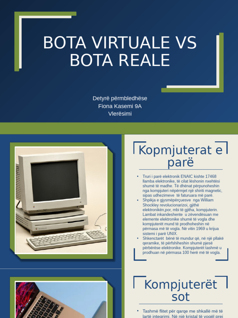 Bota Virtuale Vs Bota Reale | PDF