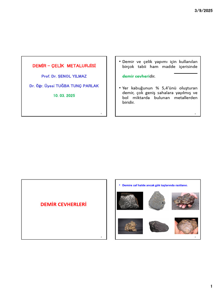 Demir Çelik | PDF