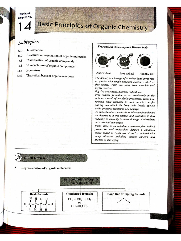 Chem 11th Mht-Cet Chap 14 Basic Principles of OC | PDF