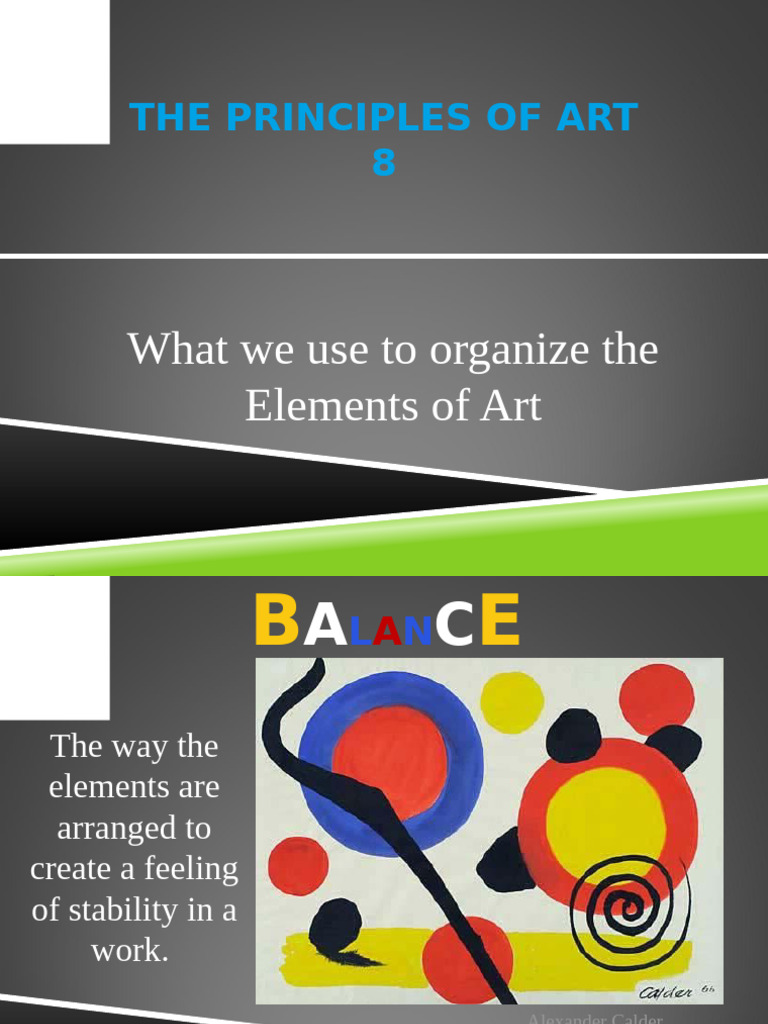 Principles of Art | PDF