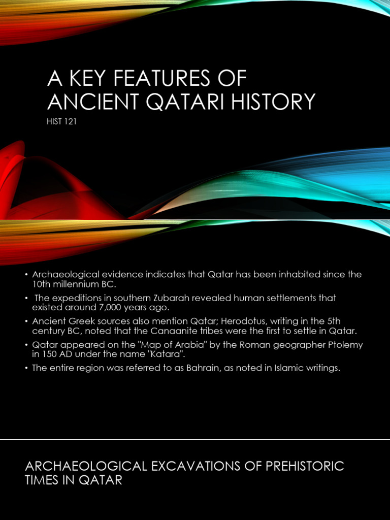A Key Features of Ancient Qatari History | PDF | Qatar | Archaeology