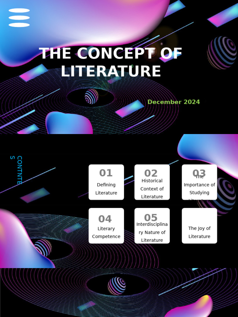 Unit One The Concept of Literature 11 | PDF | Aesthetics | Narrative