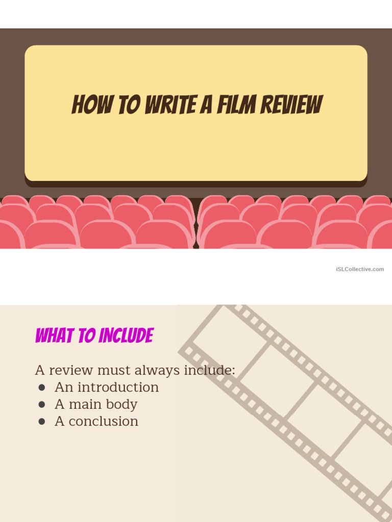 How to Write a Film Review Guide | PDF