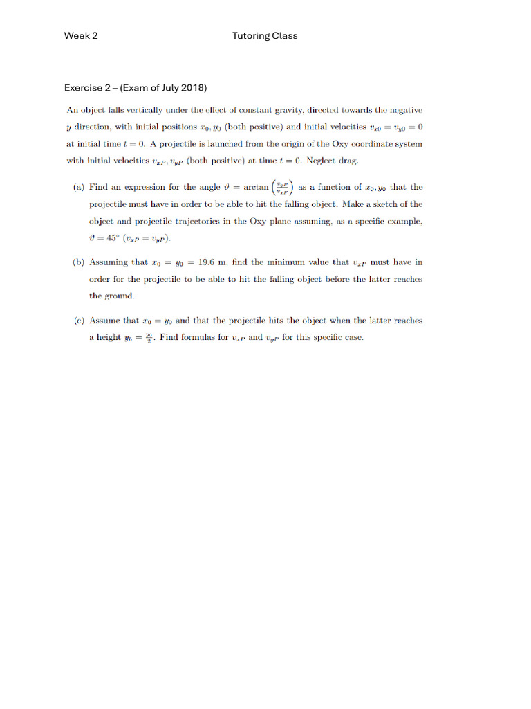 Week 2 Exercises | PDF