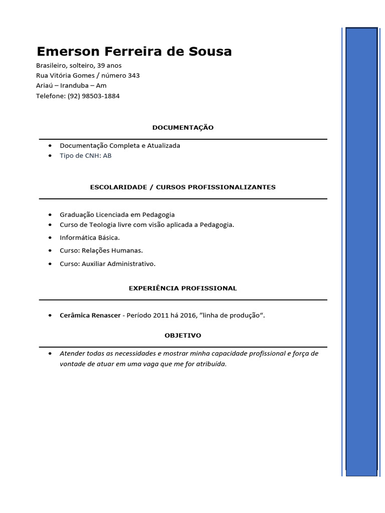 Curriculum EMERSON | PDF