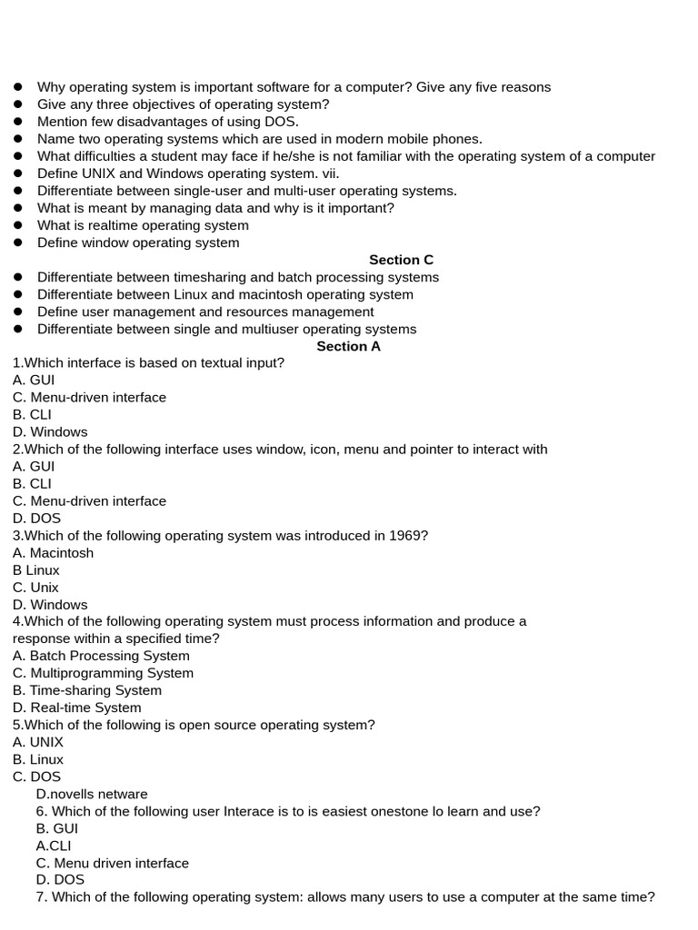 Computer Chapter 2 Class 9 | PDF | Operating System | Graphical User Interfaces