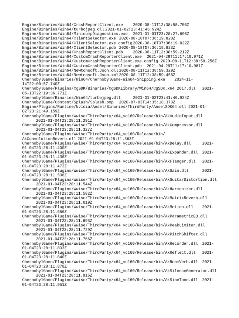 Manifest_NonUFSFiles_Win64 | PDF | System Software | Microsoft Windows