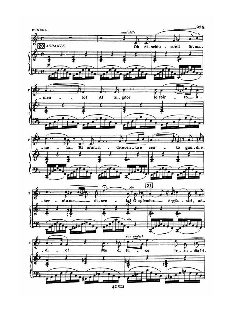 Complete Score - Nabucco (Verdi) | PDF