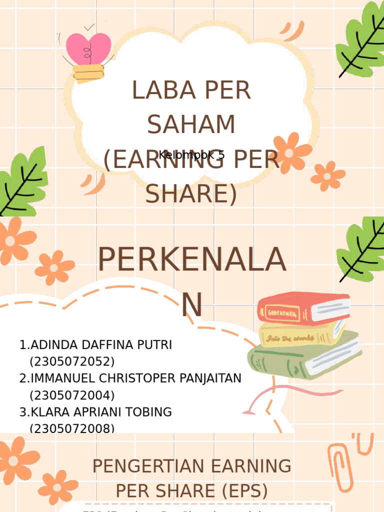 Ppt Kel. 5 (Laba Per Saham) | PDF