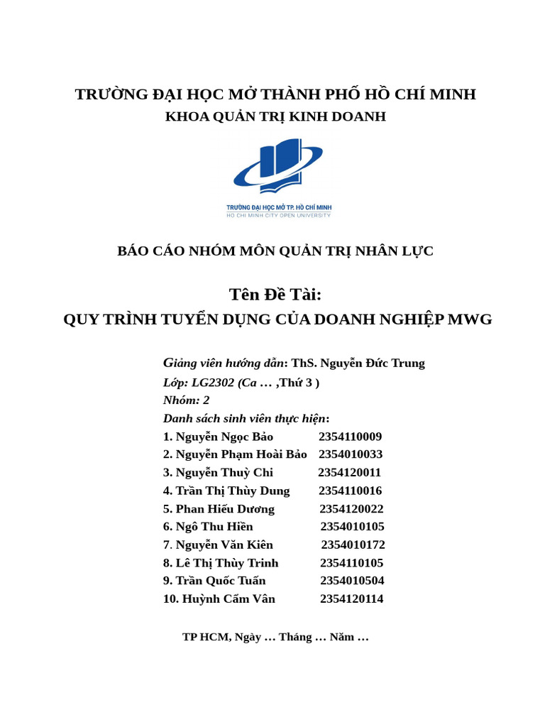 Qtnl-Chương 4-MWG | PDF