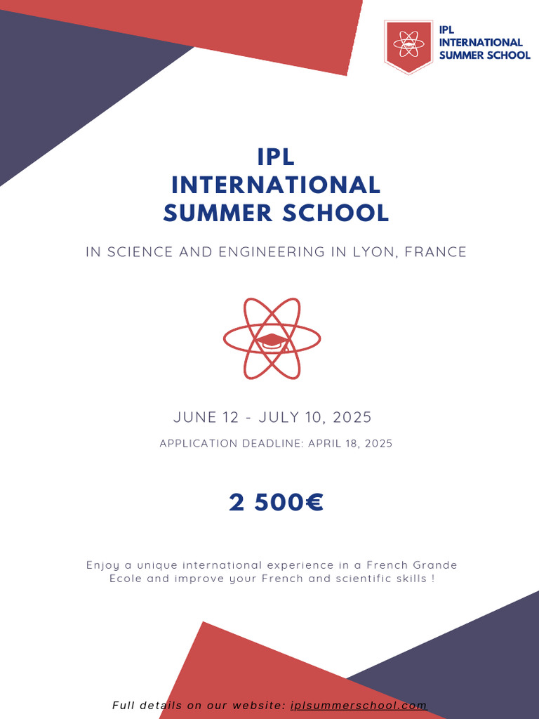 2025 Ipl Summer School Flyer 1 | PDF