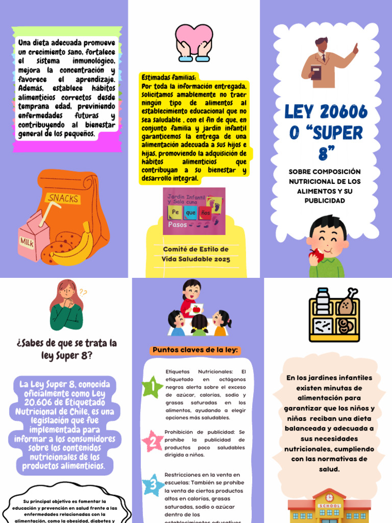 Folleto Infantil para Actividades Proyectos y Juegos con Niños ...