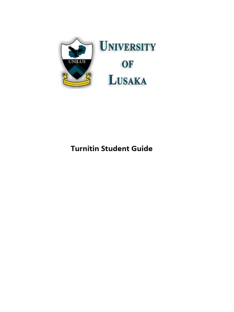 TurnItIn UNILUS Students Guide | PDF | Turnitin | Password