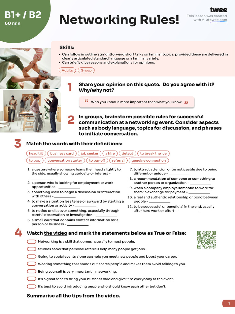 Networking Rules b1 b2 | PDF