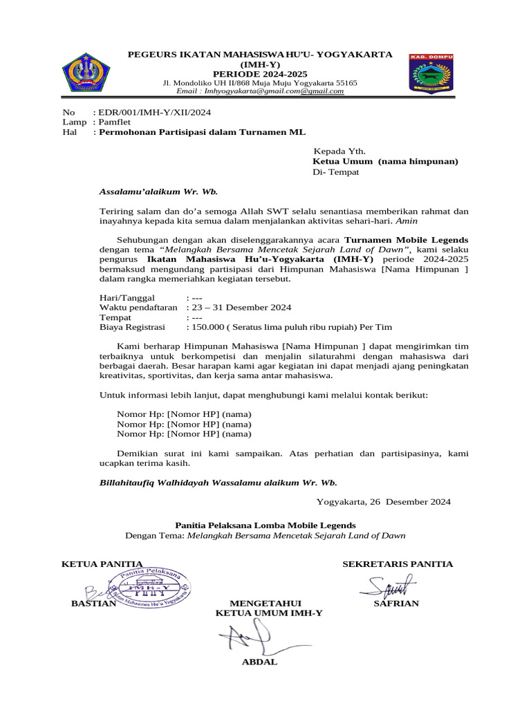 Ketua Umum IMH | PDF