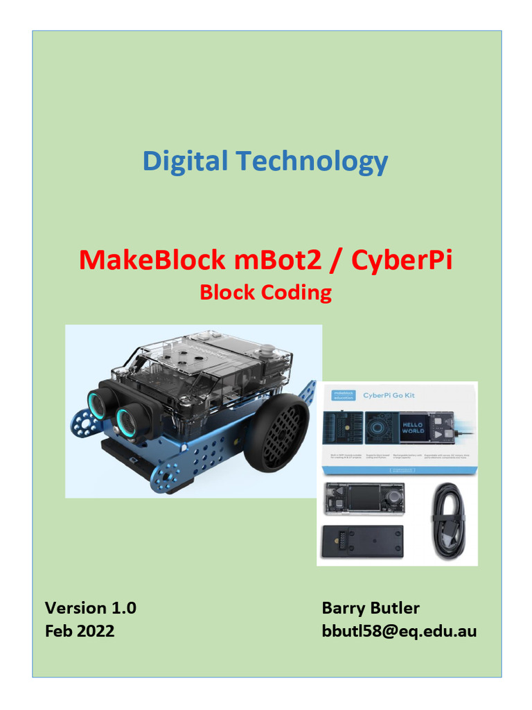 mb10132 Blockcoding Instruction Manual | PDF | Usb | Computing