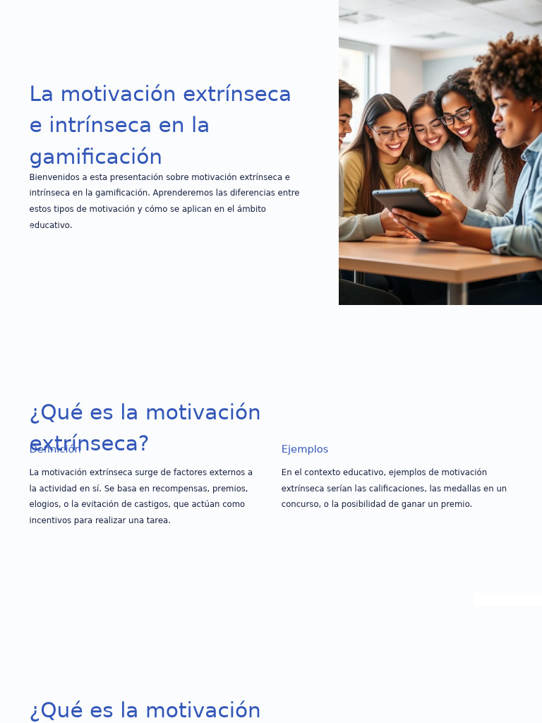 La Motivacion Extrinseca e Intrinseca en La Gamificacion | PDF | Motivación | Motivacional