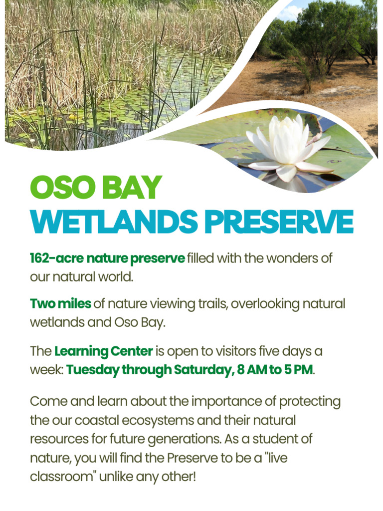Oso Bay Wetlands Preserve Overview | PDF