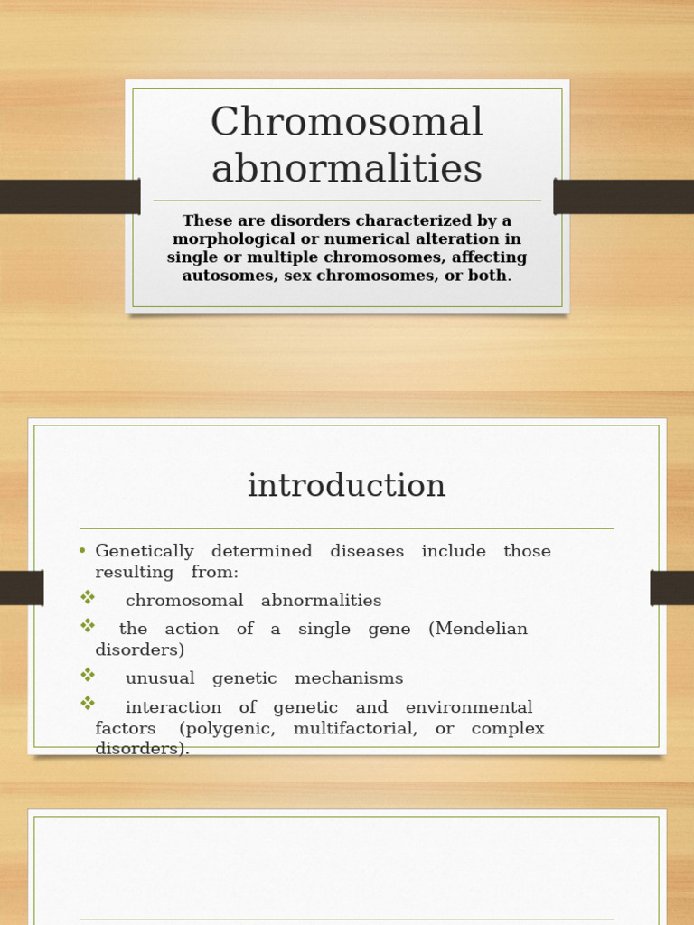 Chromosomal Abnormalities.22 | PDF | Genetics | Diseases And Disorders