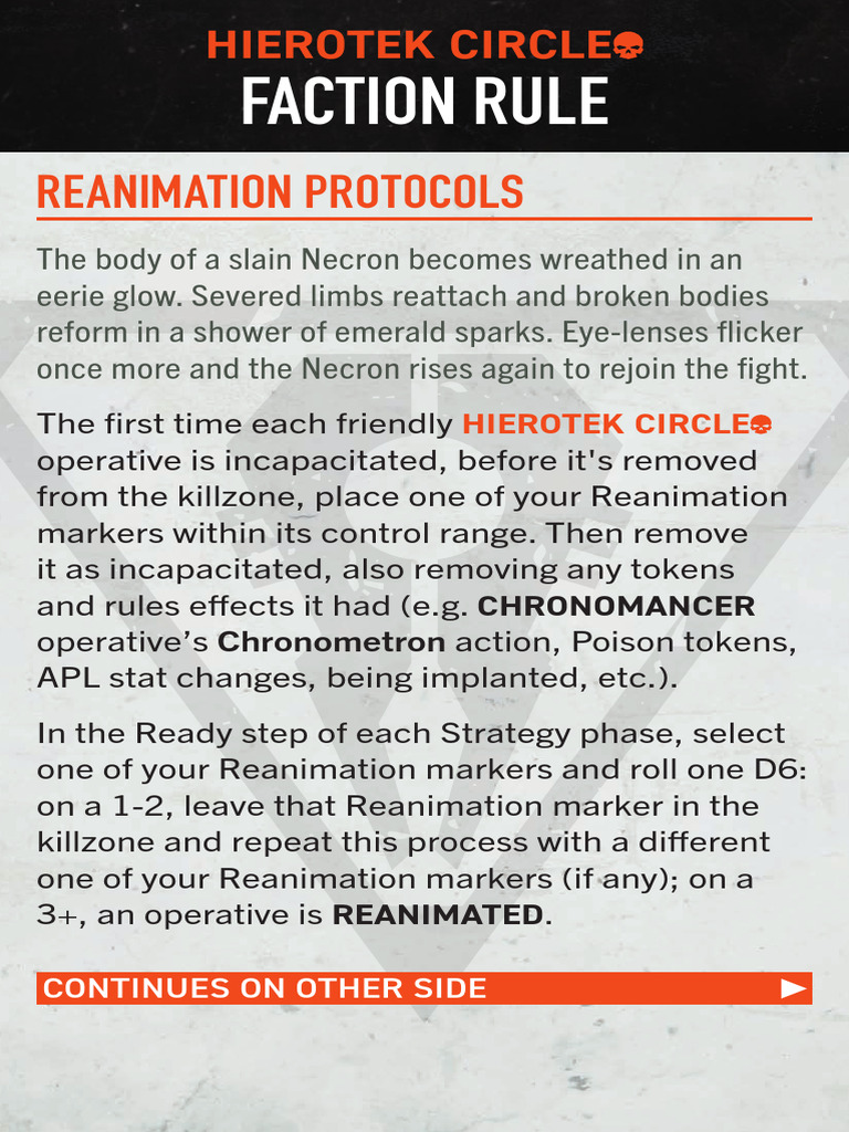 Necron Hierotek Circle Faction Rules | PDF | Military