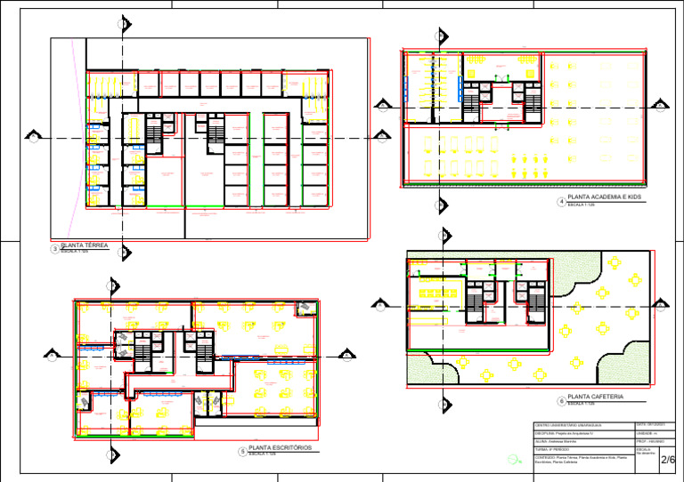 PROJETO VIII 20-TÉRREA-ESC-ACAD-CAF | PDF