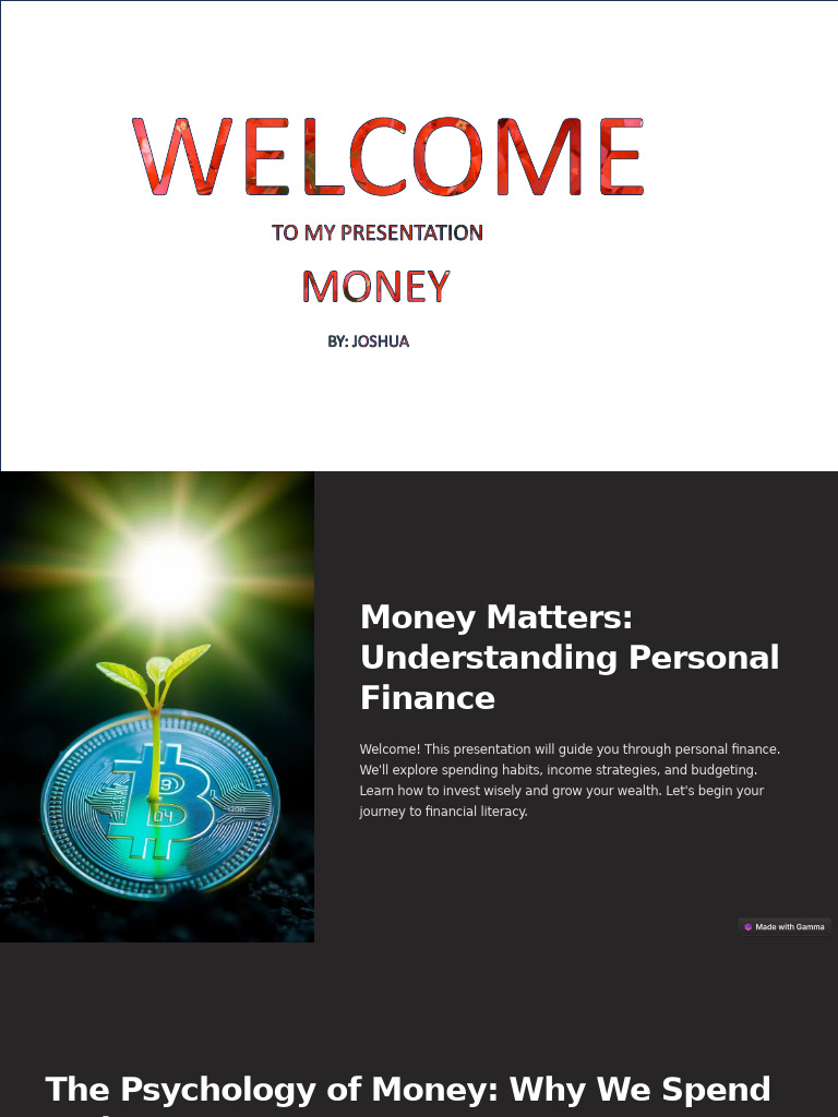 Money Matters Understanding Personal Finance | PDF