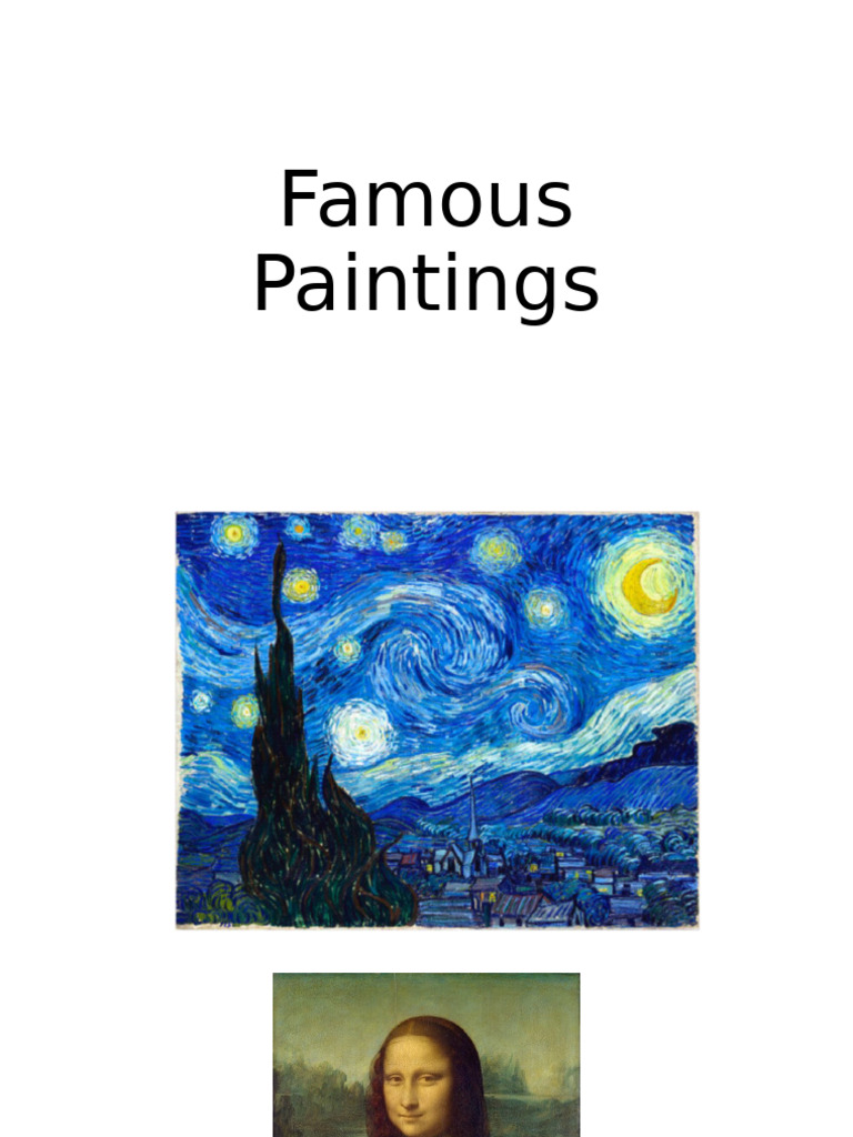 Famous Paintings | PDF