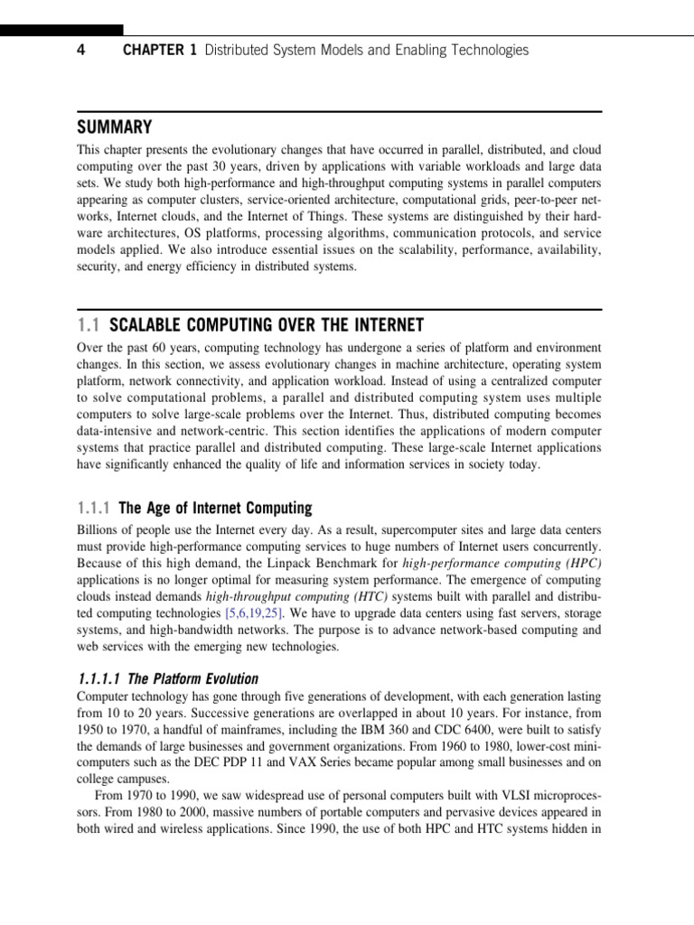 Distributed and Cloud Computing Topic 1 | PDF | Supercomputer | Computer Cluster