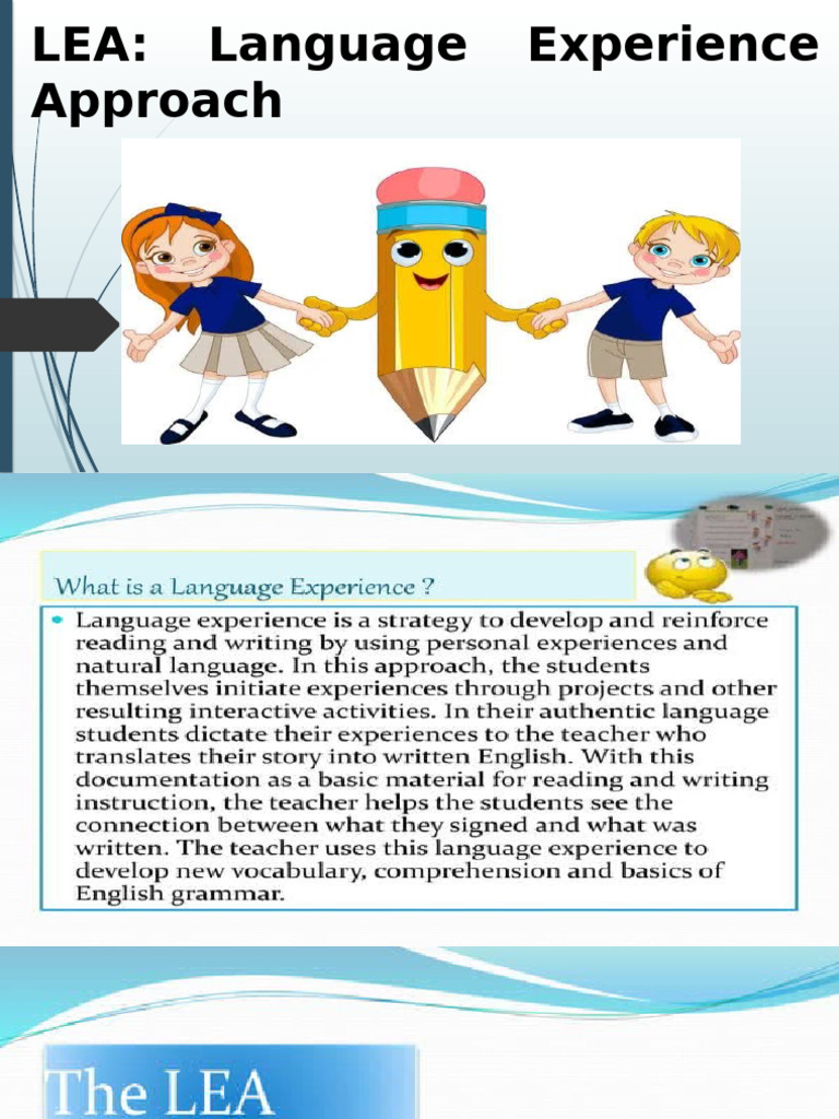 LEA: Language Experience Approach | PDF