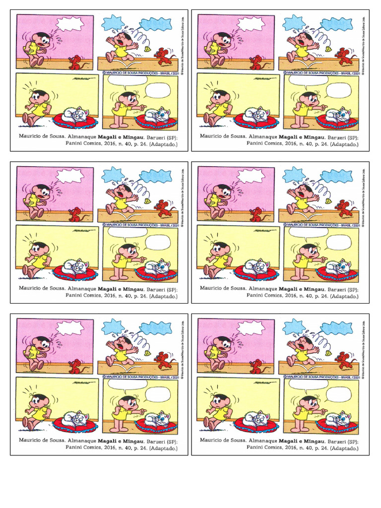 Atv Literatura Magali | PDF