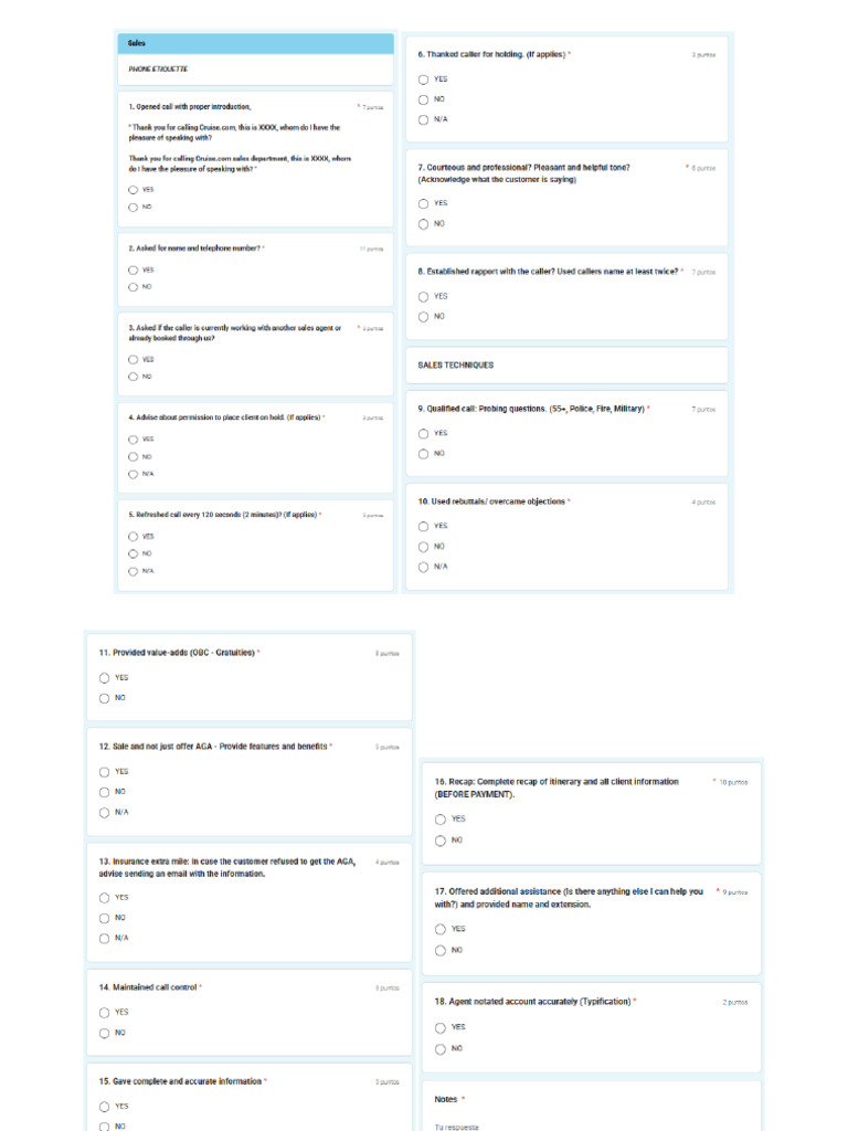 Qa Form | PDF