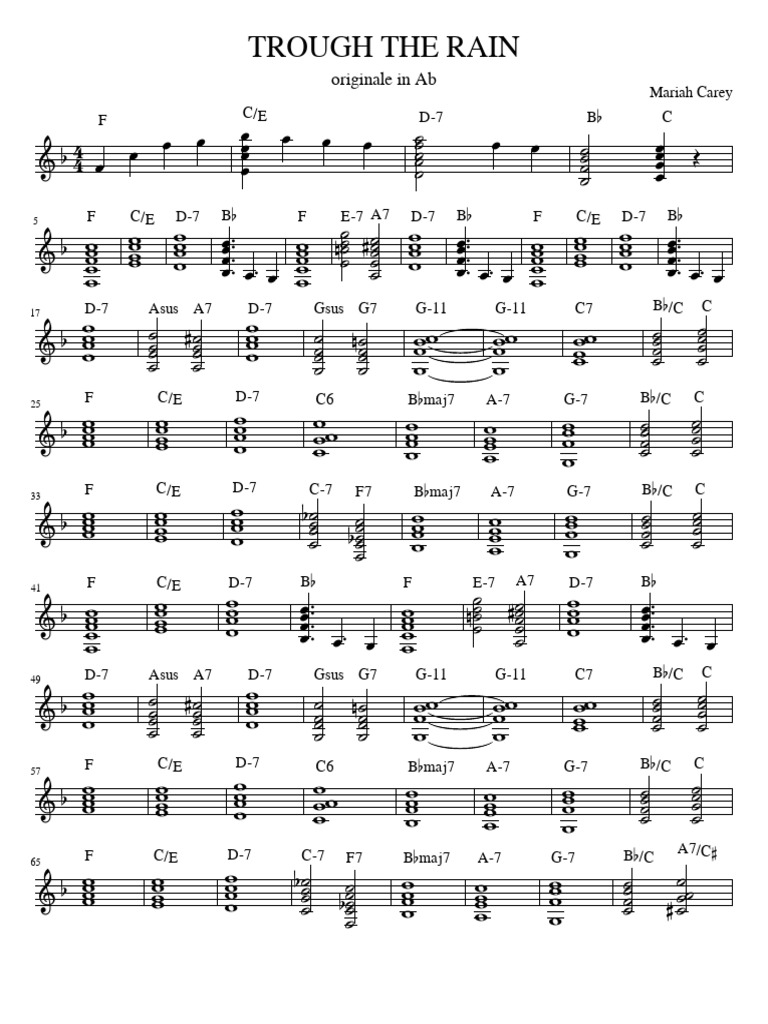 Trough The Rain | PDF