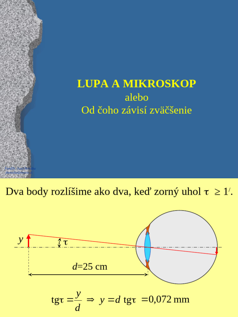 12-Lupa A Mikroskop | PDF