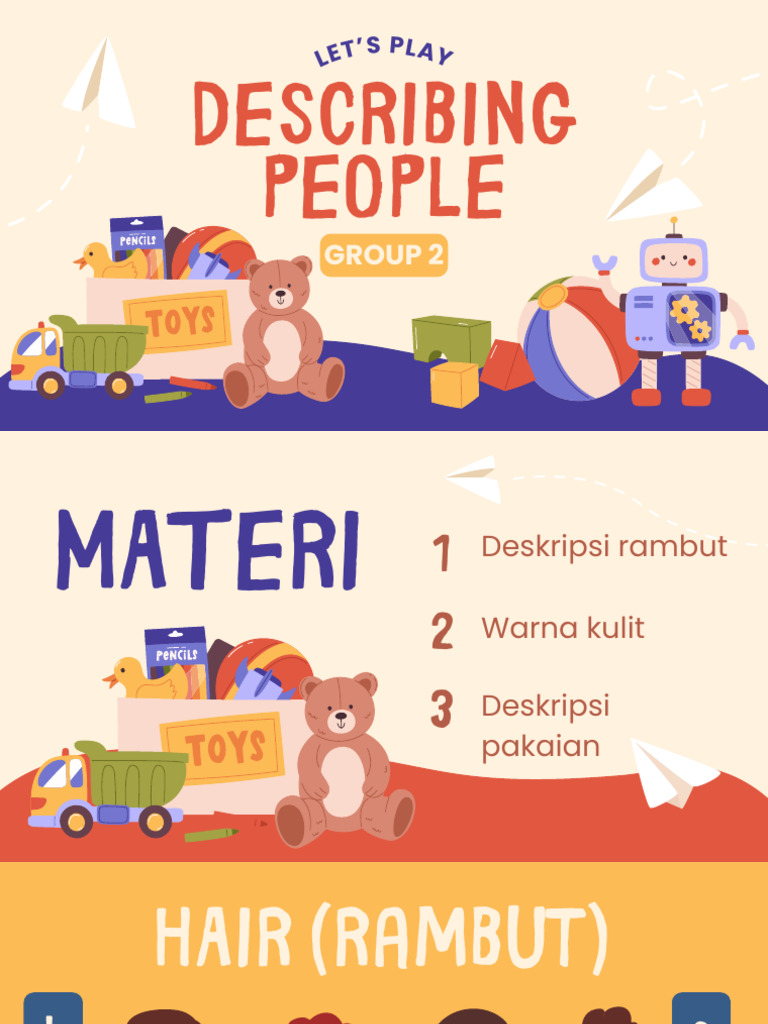 DESCRIBING PEOPLE-PPT | PDF