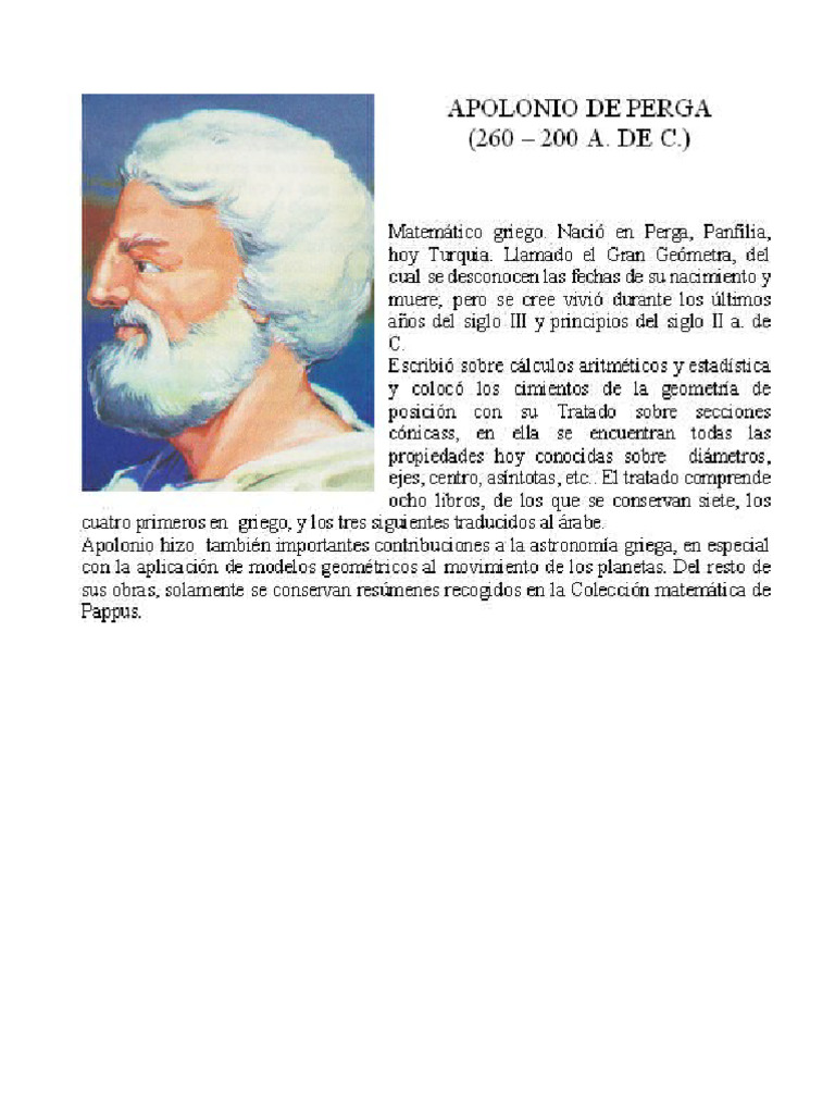 Apolonio de Perga | PDF