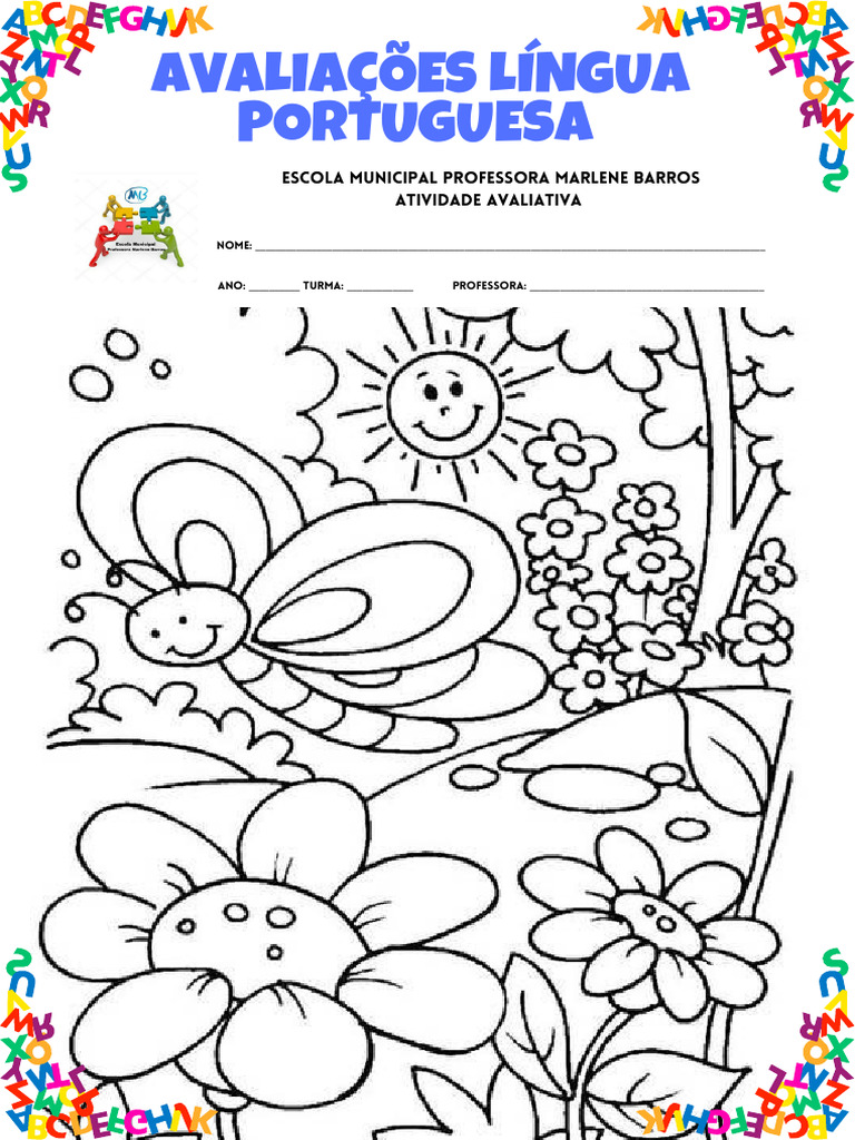 Cópia de Português - Atividades Infantis Editáveis - Extra - 20241013 - 192140 - 0000 | PDF