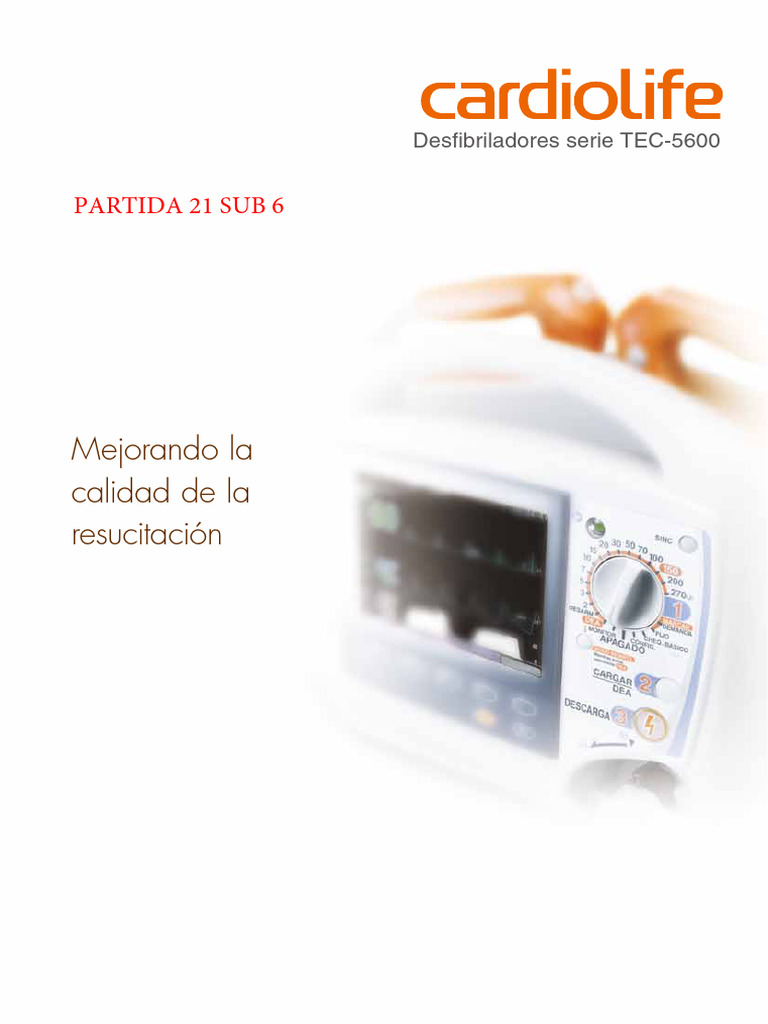 Desfibriladores TEC-5600 de Nihon Kohden | PDF | Reanimación cardiopulmonar
