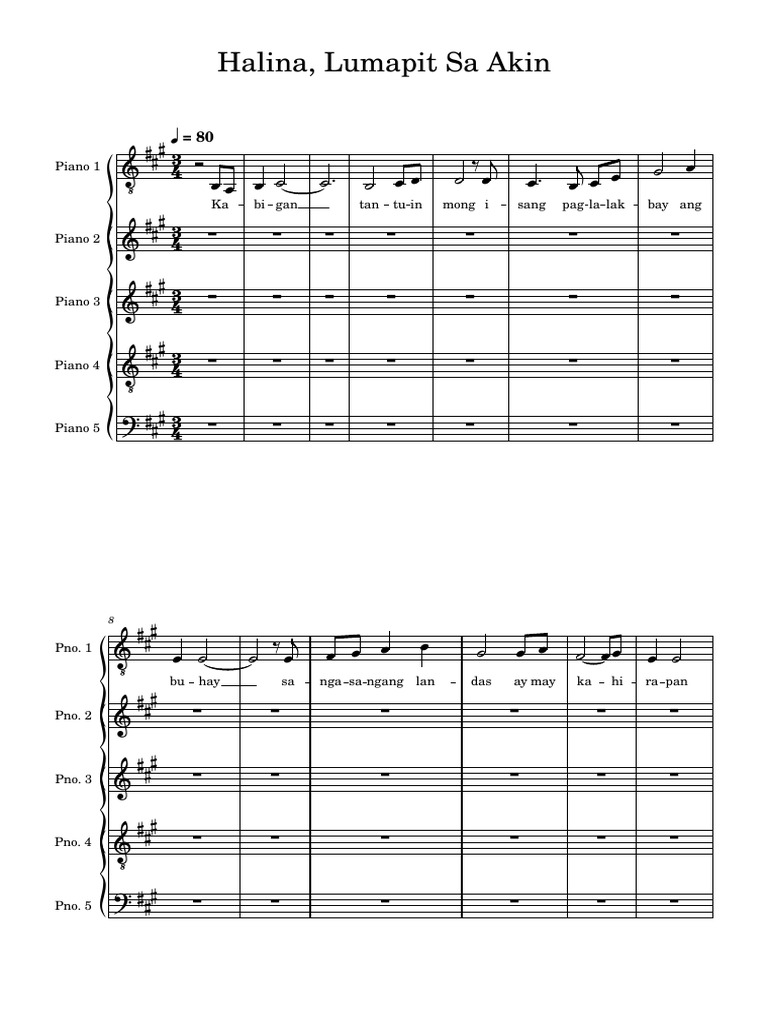 Halina Lumapit Sa Akin | PDF