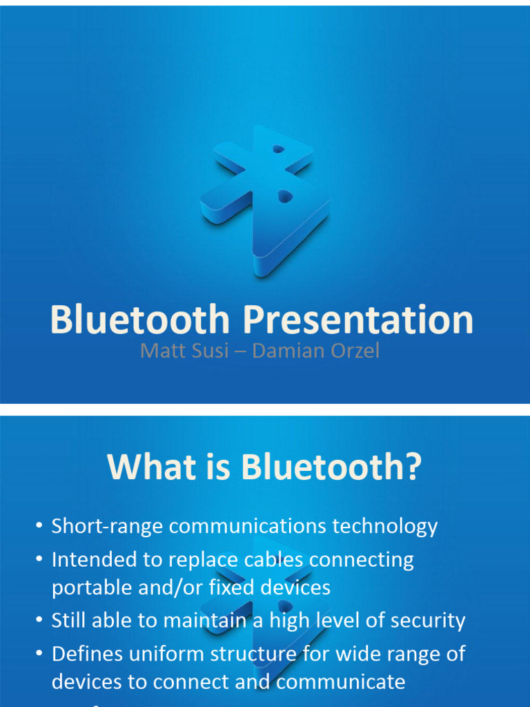 Bluetooth v2 | PDF | Bluetooth | Computing