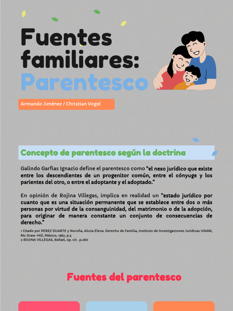 Conceptos y Clases de Parentesco Jurídico | PDF | Parentesco | Adopción